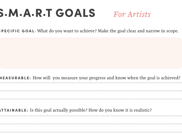 Making SMART Goals for Your Art Business | Free Download | Artwork Archive