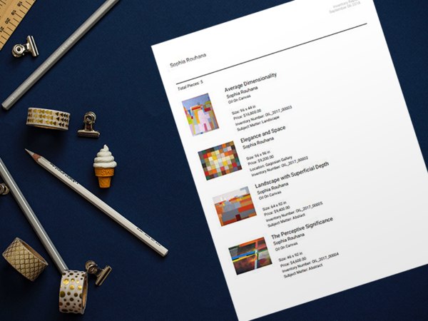 What Are the Artwork Archive Reports? | Artwork Archive