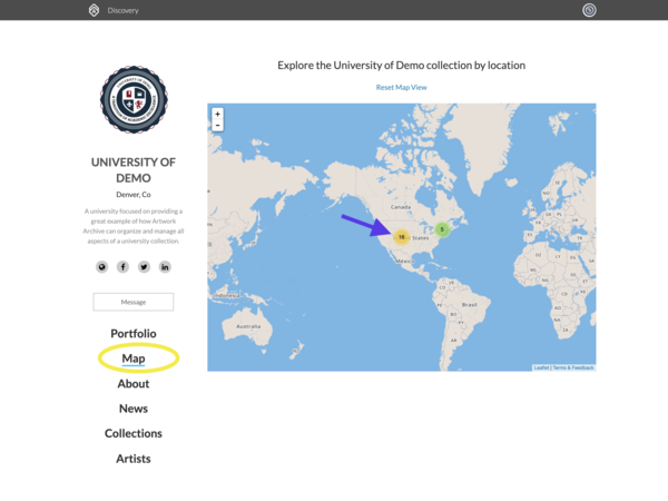 Feature Release: Interactive Map View of Your Art Collection | Artwork ...