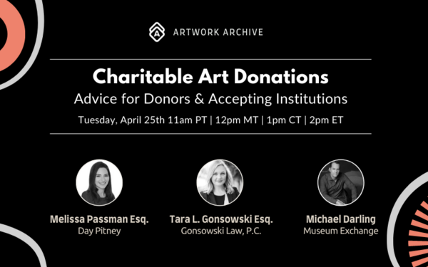 Charitable Art Donations: Advice for Donors & Accepting Institutions ...